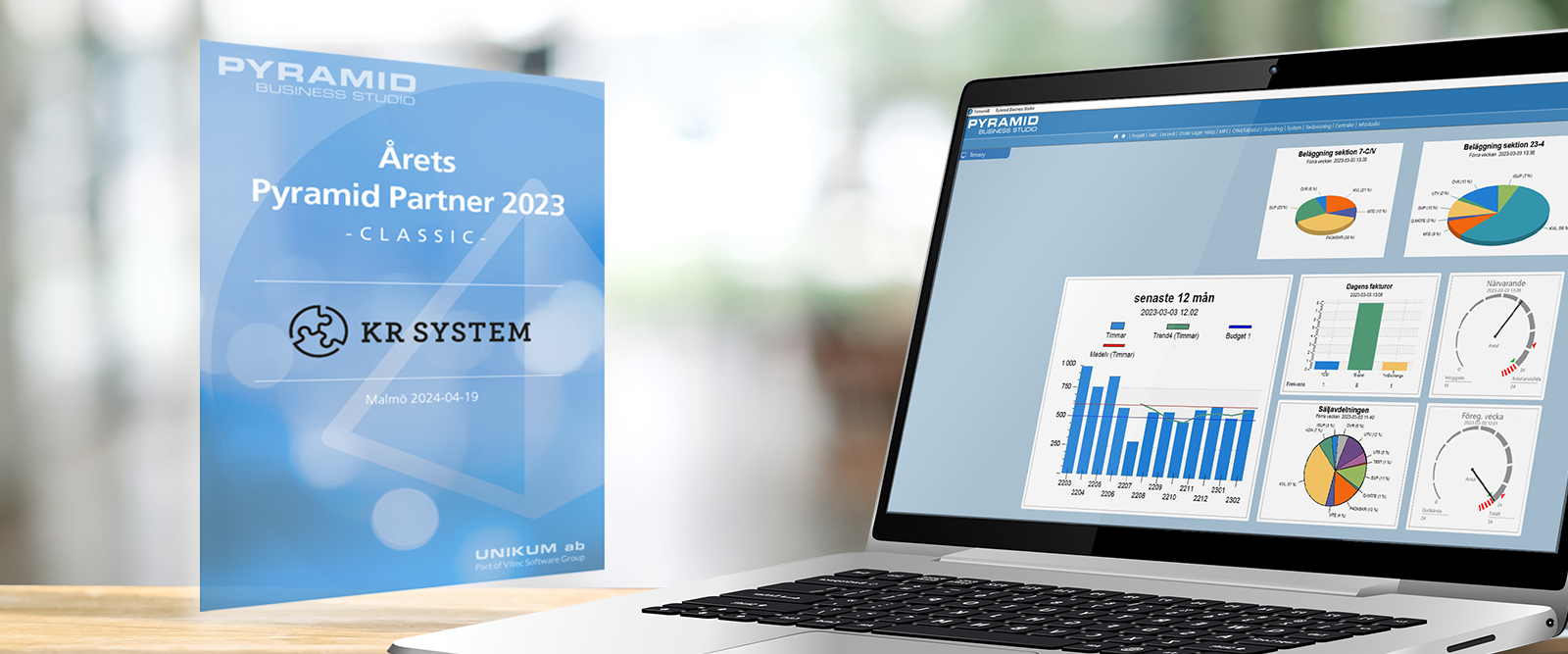 Stolta över utmärkelsen Årets Pyramid Partner - KR System